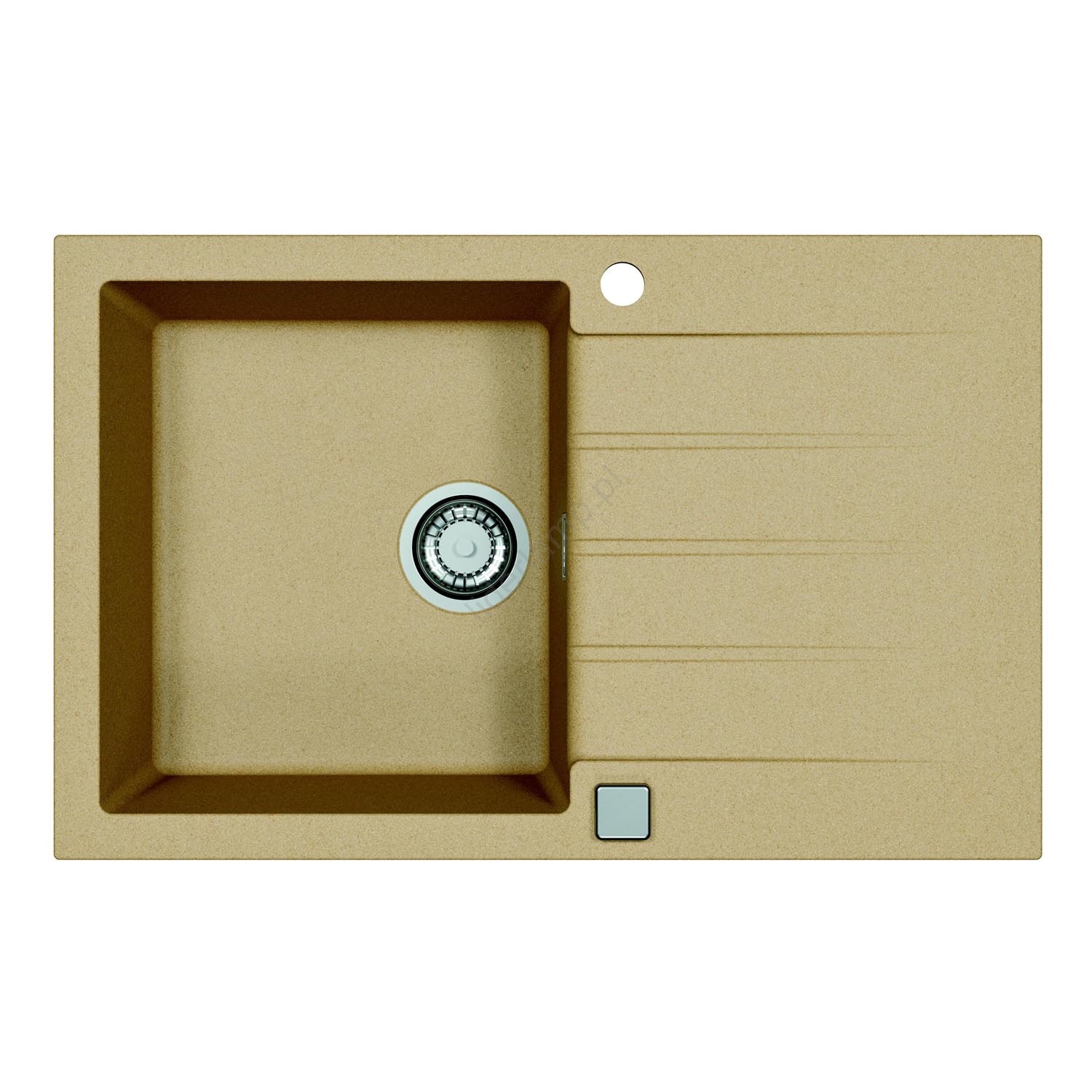 ALVEUS 1132024 - Zlew kuchenny CADIT 79x50 cm granit/beżowy