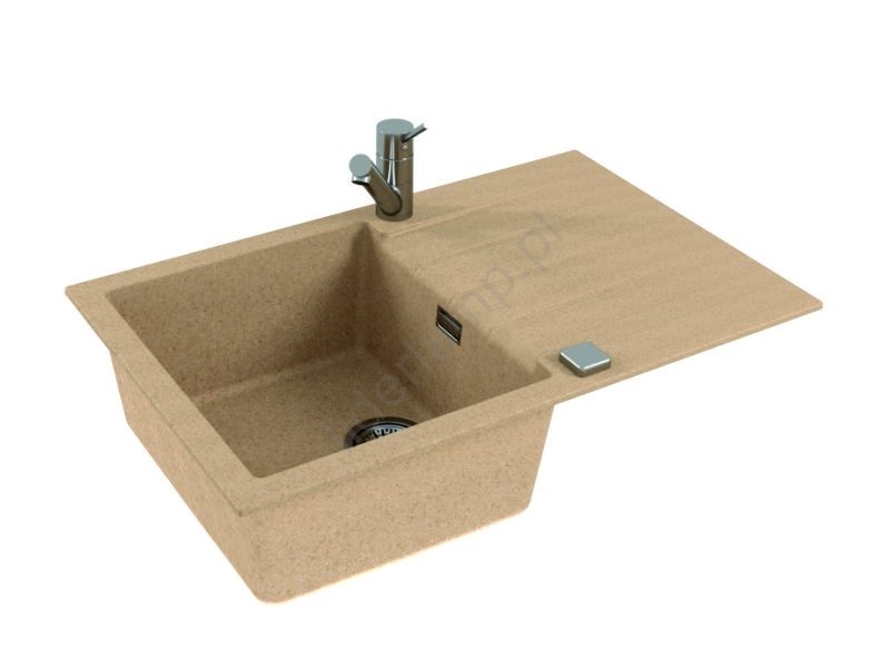 ALVEUS 1132024 - Zlew kuchenny CADIT 79x50 cm granit/beżowy