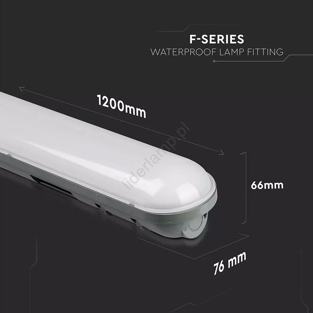 LED Techniczne oświetlenie świetlówkowe PC/PC 1xLED/36W/230V 6000K ...