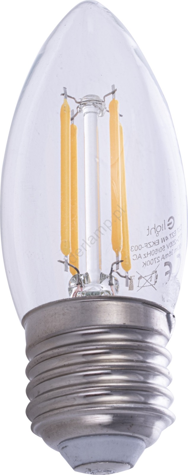 LED Żarówka FILAMENT E27/4W/230V 2700K LED Żarówka FILAMENT E27/4W/230V 2700K