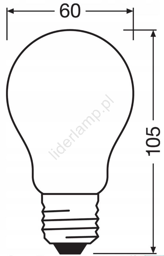 Led Żarówka ściemnialna Retrofit A60 E27 11w 230v 4000k Osram
