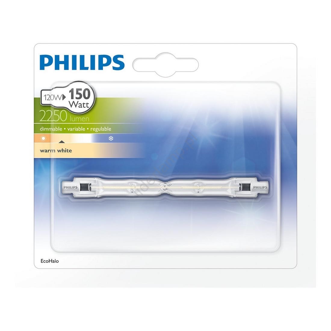 Żarówka halogenowa Philips R7s/120W/230V 118 mm