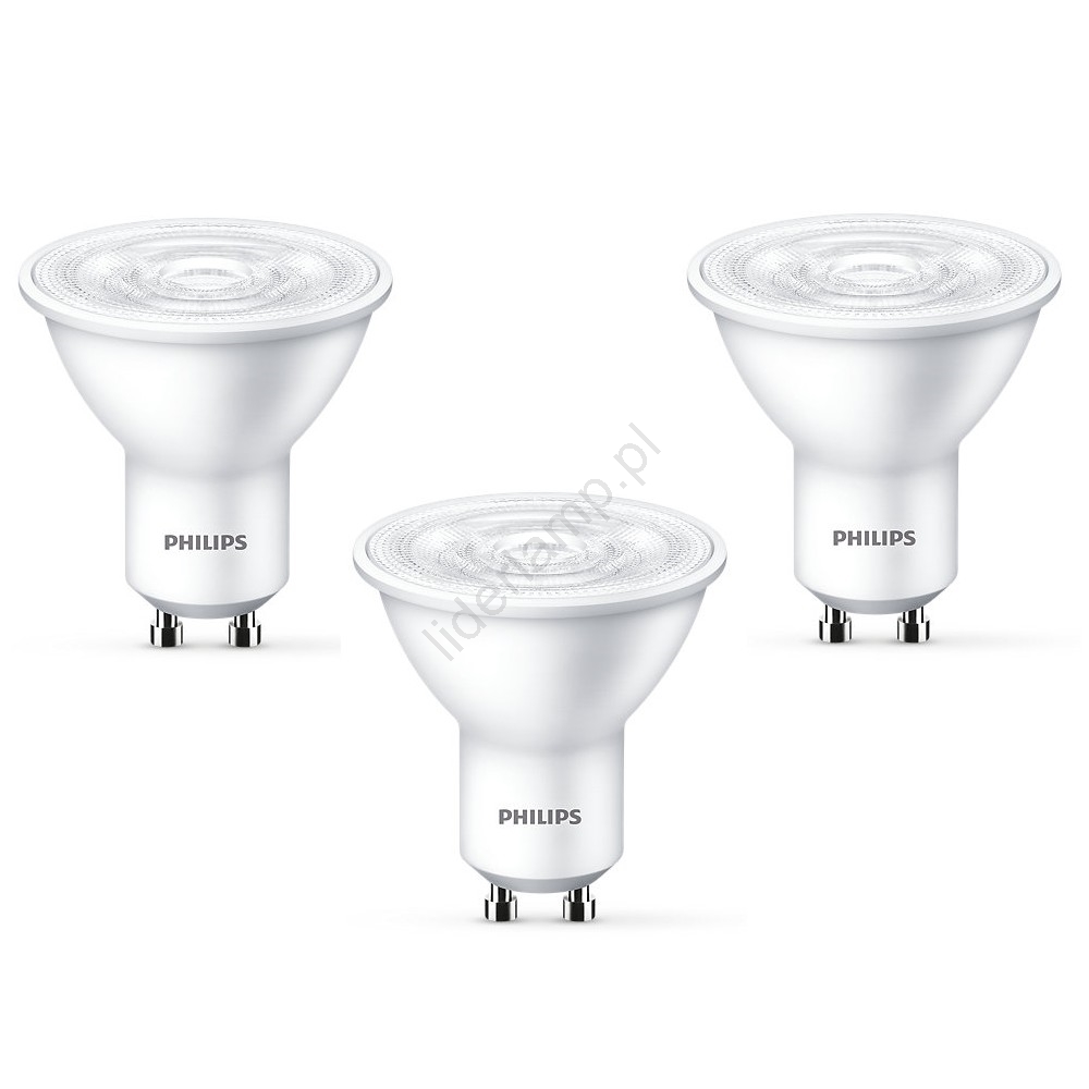 ZESTAW 3x LED Żarówka Philips GU10/4,7W/230V 2700K ZESTAW 3x LED Żarówka Philips GU10/4,7W/230V 2700K